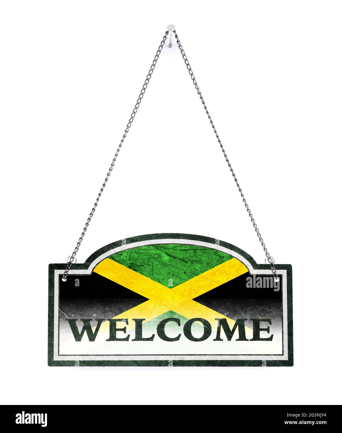 Welcome to jamaica sign hi-res stock photography and images - Alamy