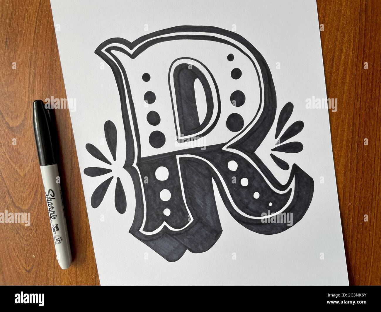 Sharpie letters hi-res stock photography and images - Alamy