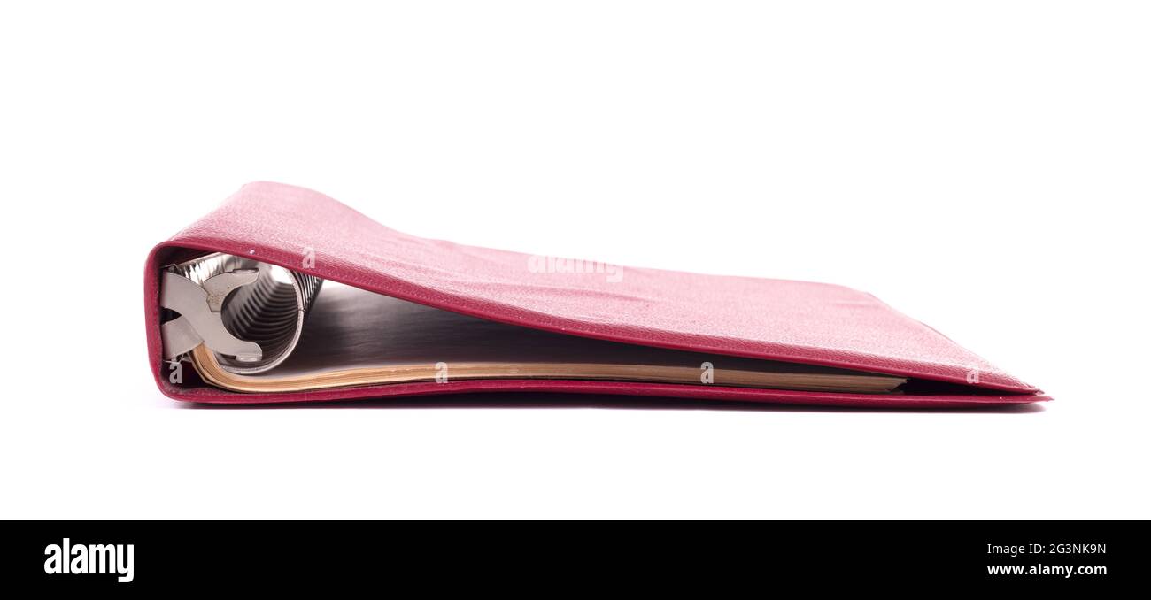 Old binder with documents hi-res stock photography and images - Alamy