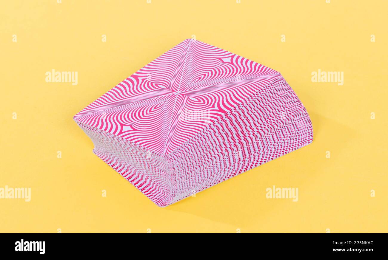 Deck of cards isolated Stock Photo - Alamy