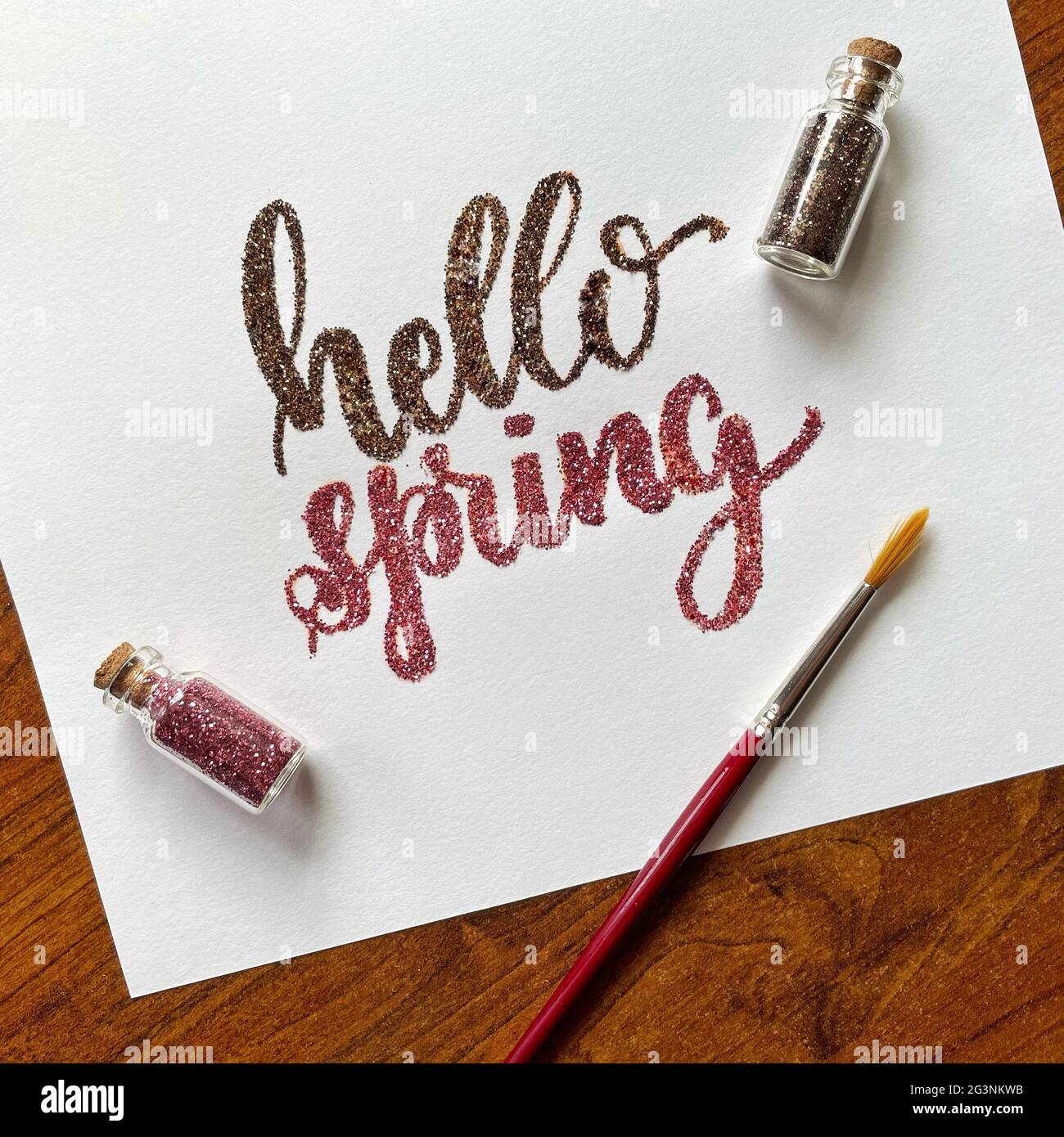 Lettering letters hi-res stock photography and images - Alamy