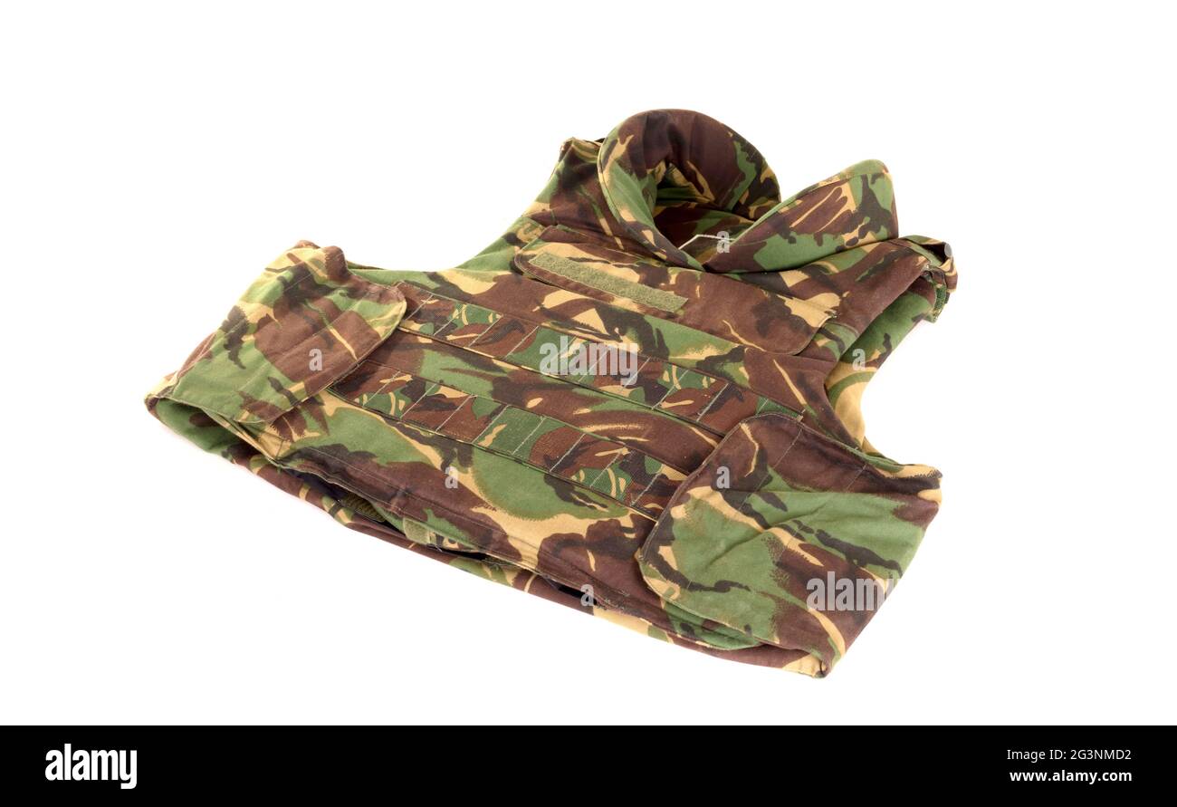 Camouflage, military body armor Stock Photo - Alamy