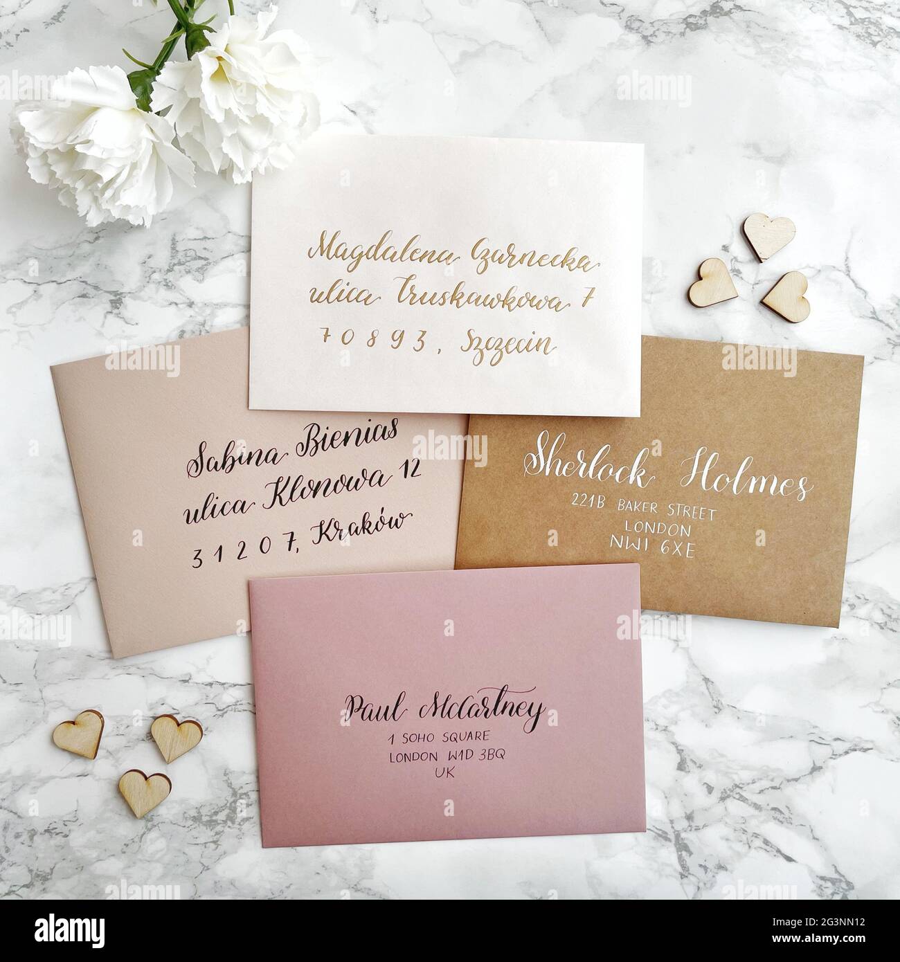 Pen writing envelope hi-res stock photography and images - Alamy