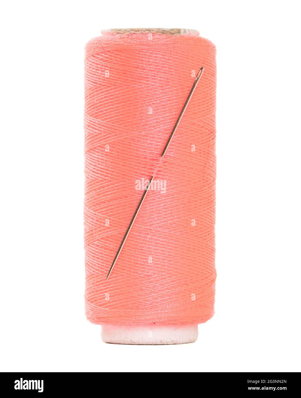 Sewing thread with needle Stock Photo - Alamy