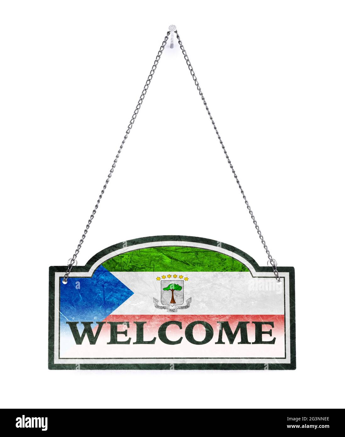 White background equatorial guinea Cut Out Stock Images & Pictures - Alamy