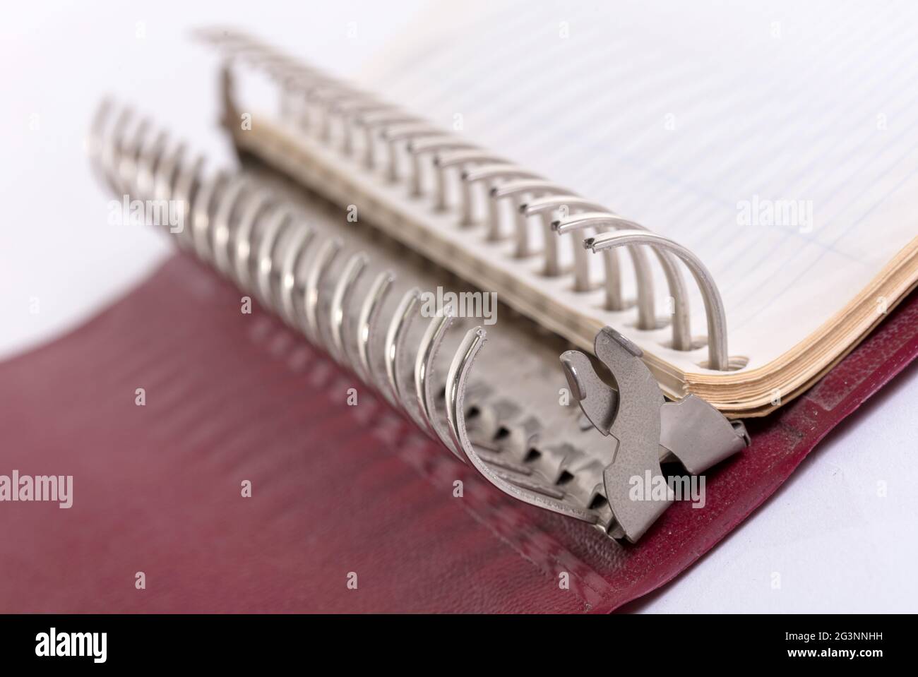 Old binder folder isolated Stock Photo - Alamy