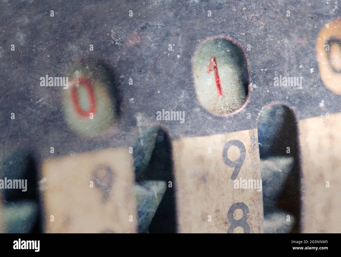 Vintage manual adding machine isolated - 1 Stock Photo - Alamy