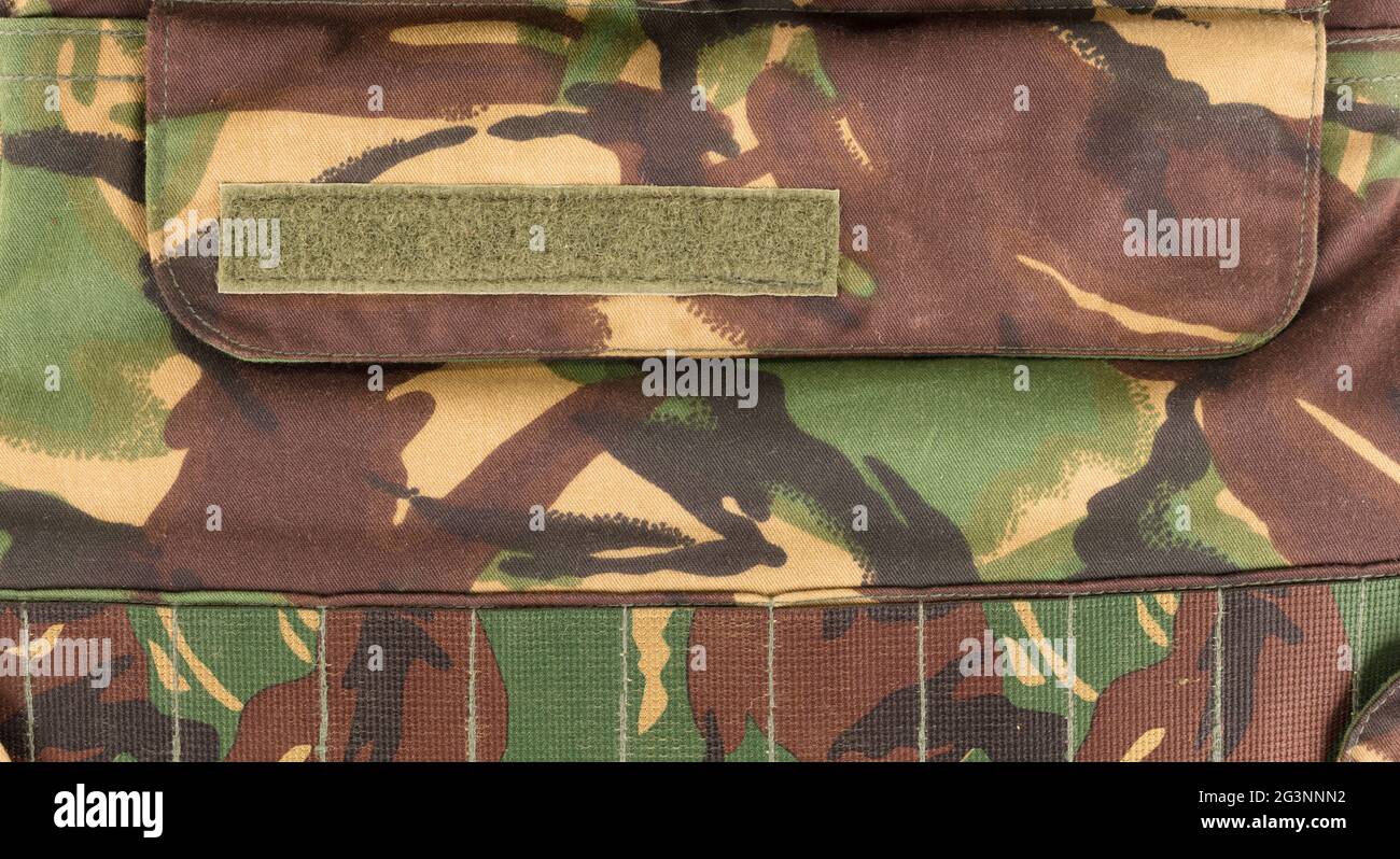 Camouflage, military body armor Stock Photo - Alamy
