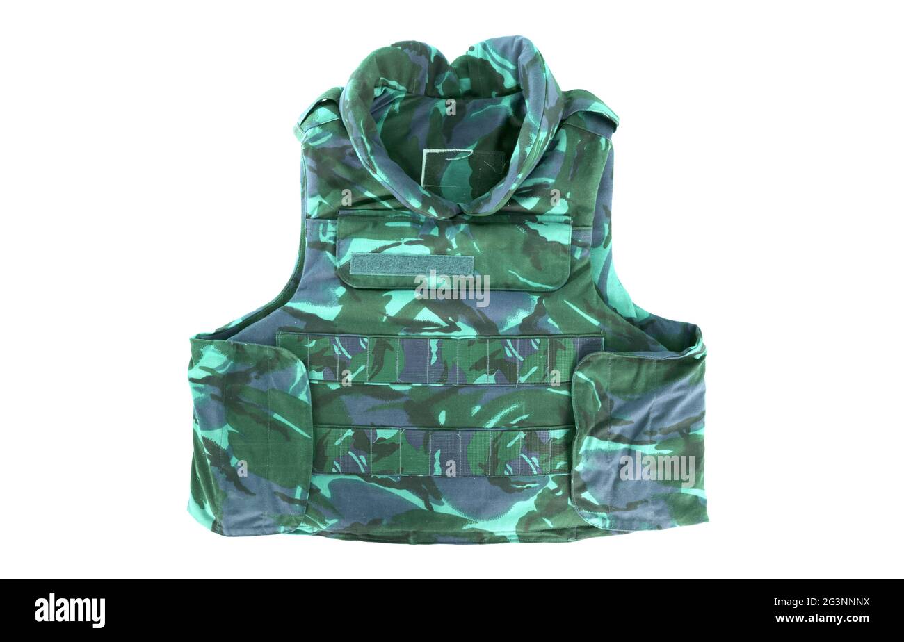 Camouflage, military body armor Stock Photo - Alamy