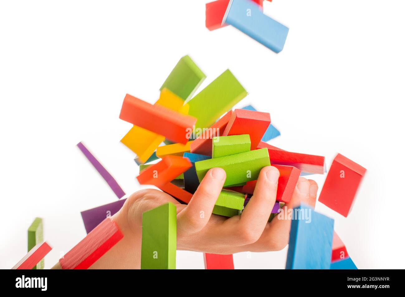 Dominos falling hi-res stock photography and images - Alamy