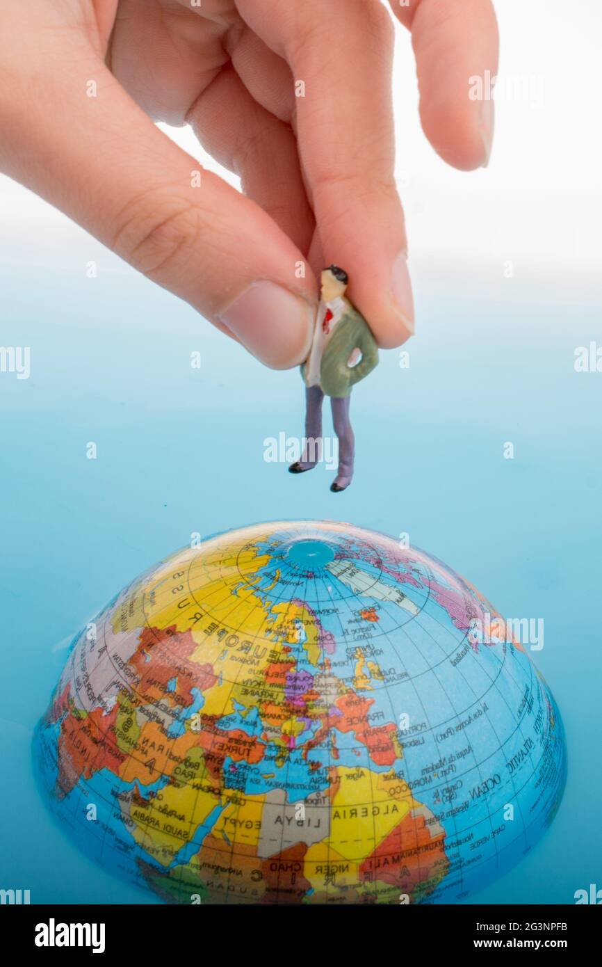 Top globe hi-res stock photography and images - Alamy