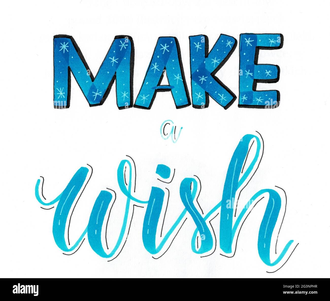 Lettering design Cut Out Stock Images & Pictures - Alamy