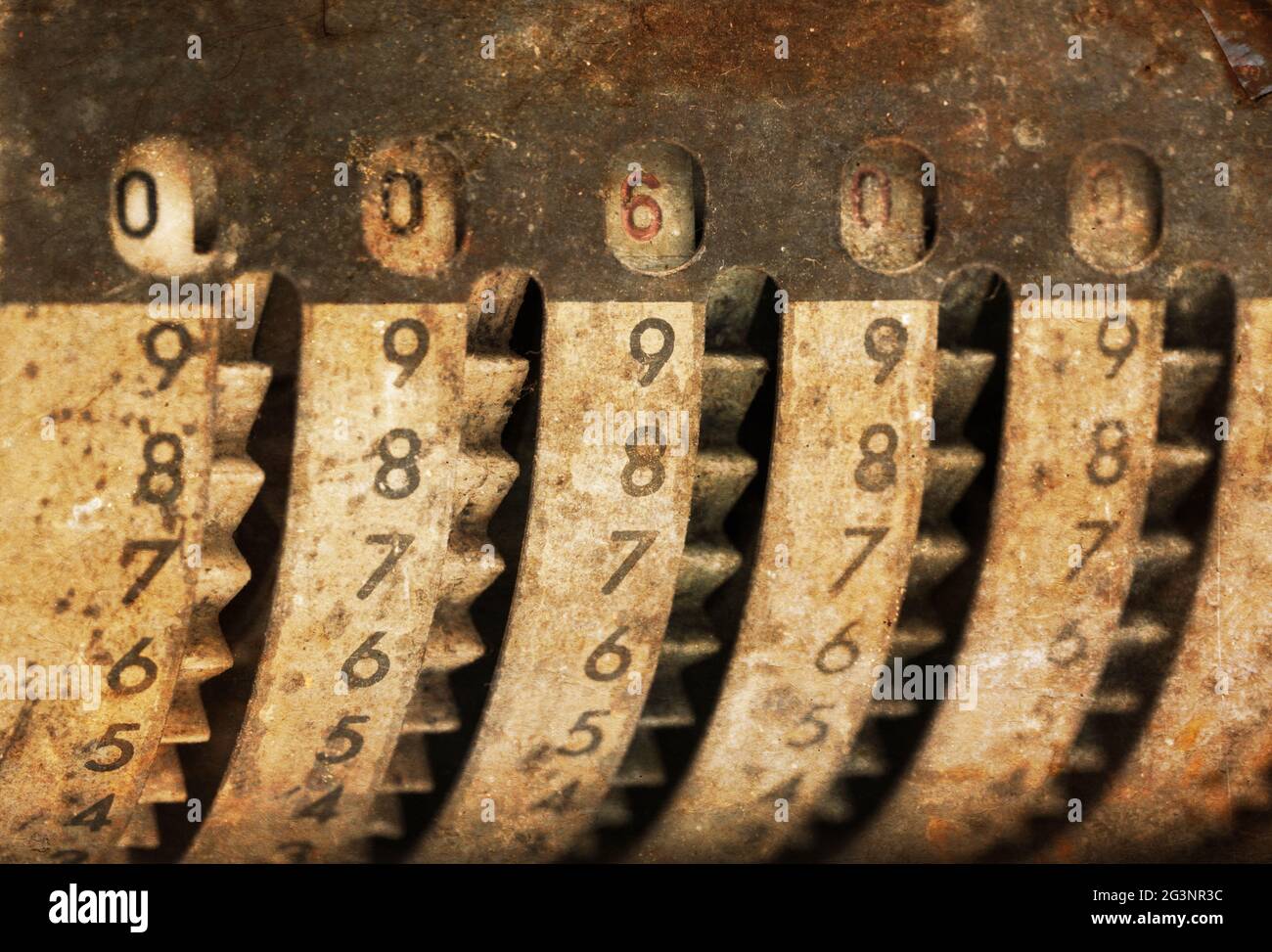 Vintage manual adding machine isolated - 600 Stock Photo - Alamy