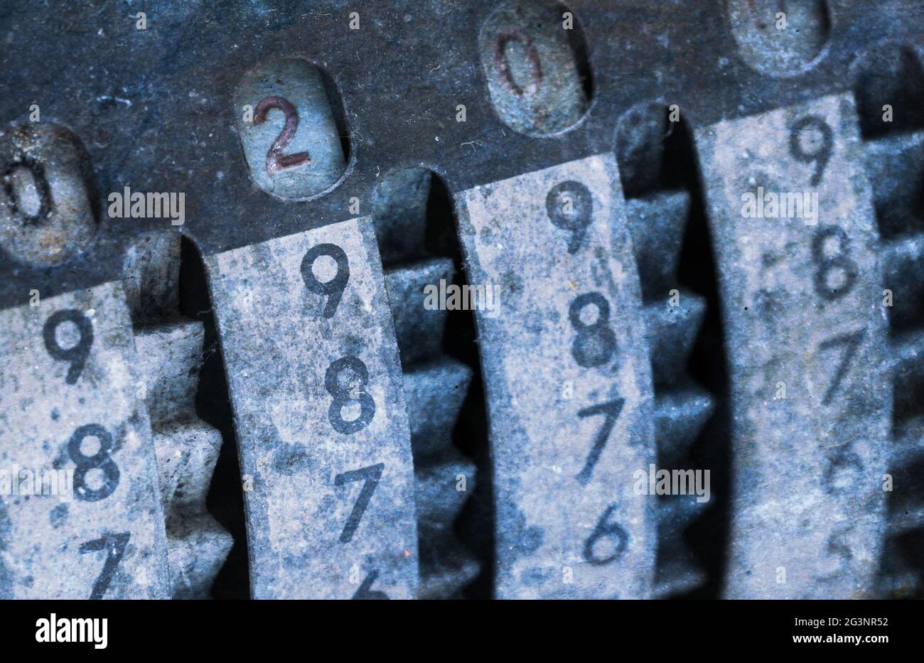 Vintage manual adding machine isolated - 200 Stock Photo - Alamy