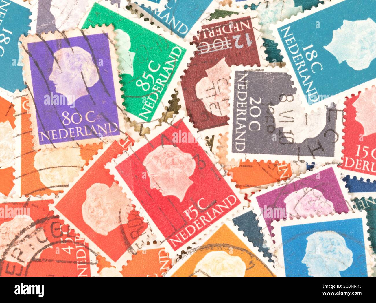 THE NETHERLANDS 1970: A collection of stamps printed in the Netherlands ...