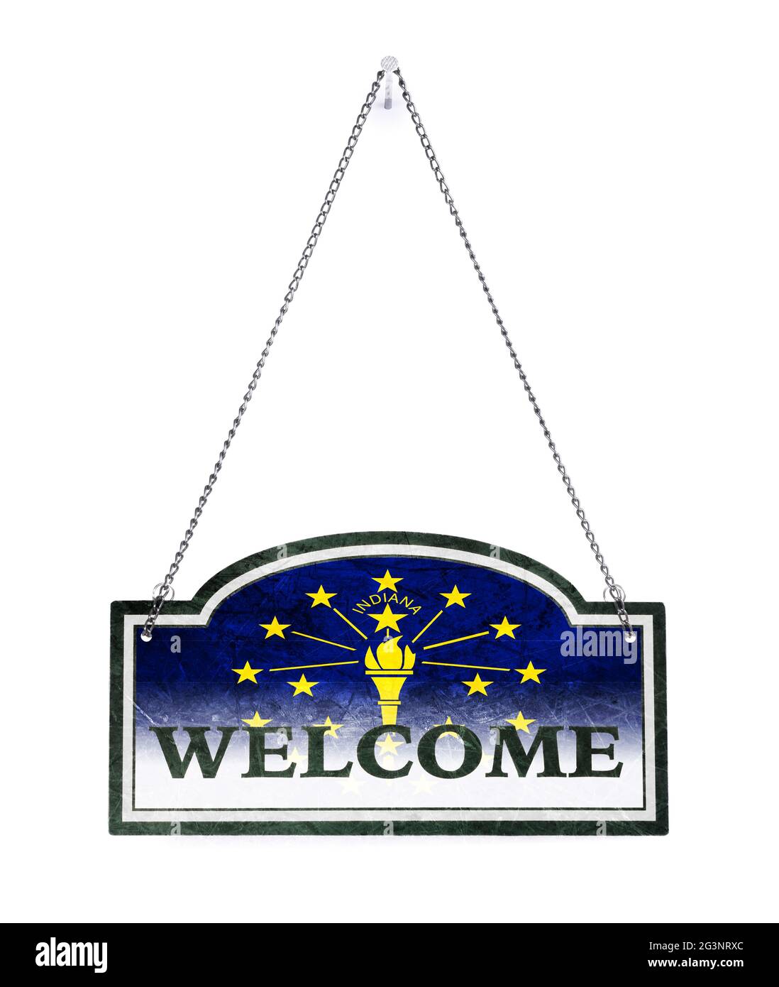 Welcome to indiana sign hi-res stock photography and images - Alamy