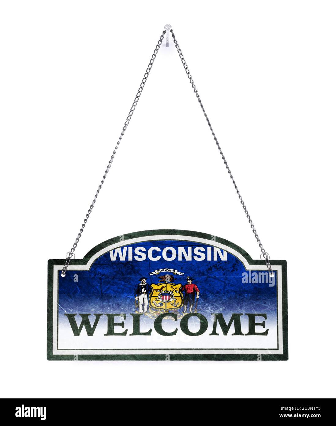 Welcome to wisconsin sign hi-res stock photography and images - Alamy