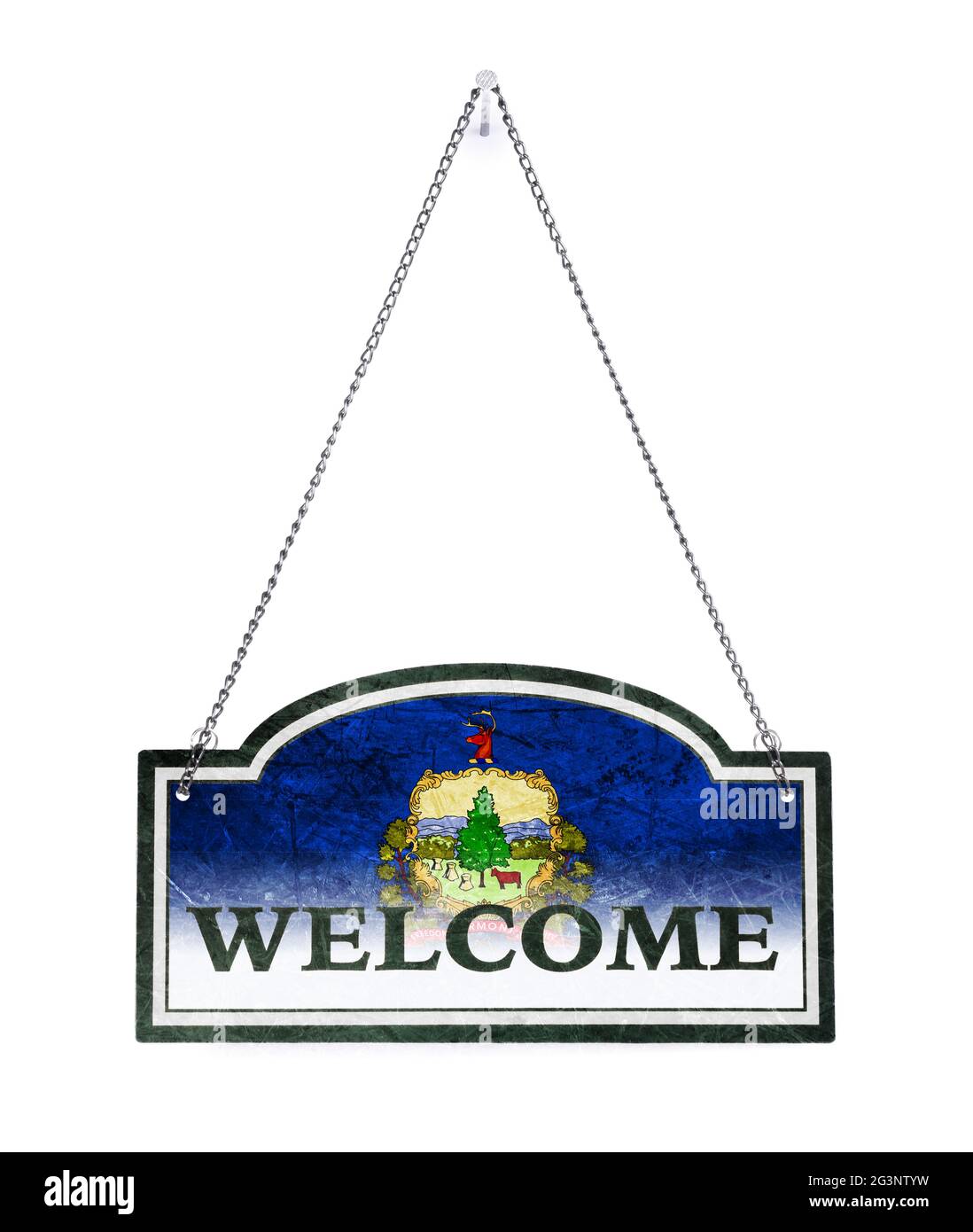 Welcome vermont sign hi-res stock photography and images - Alamy