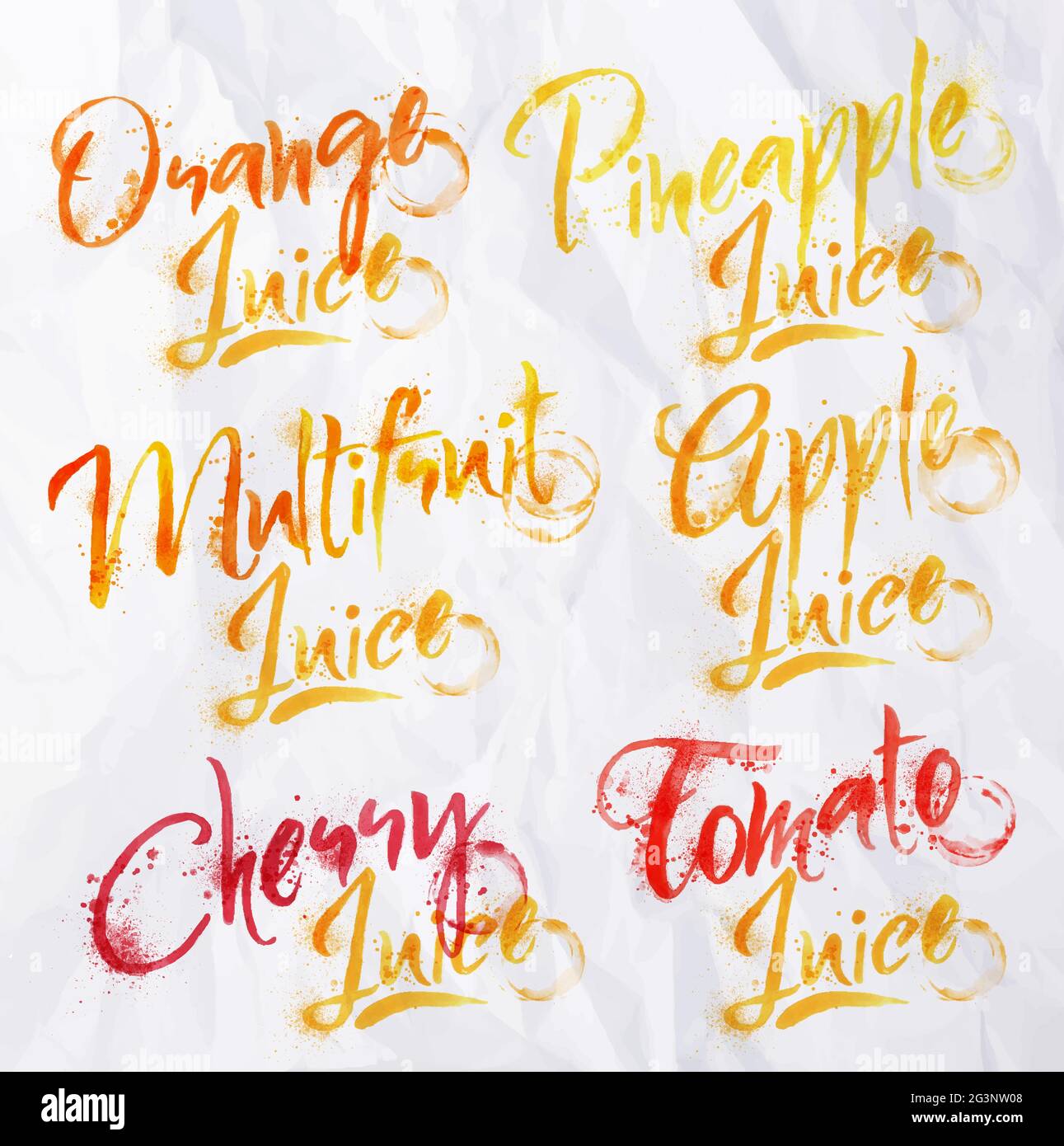 Multifruit juice vector vectors hi-res stock photography and images - Alamy