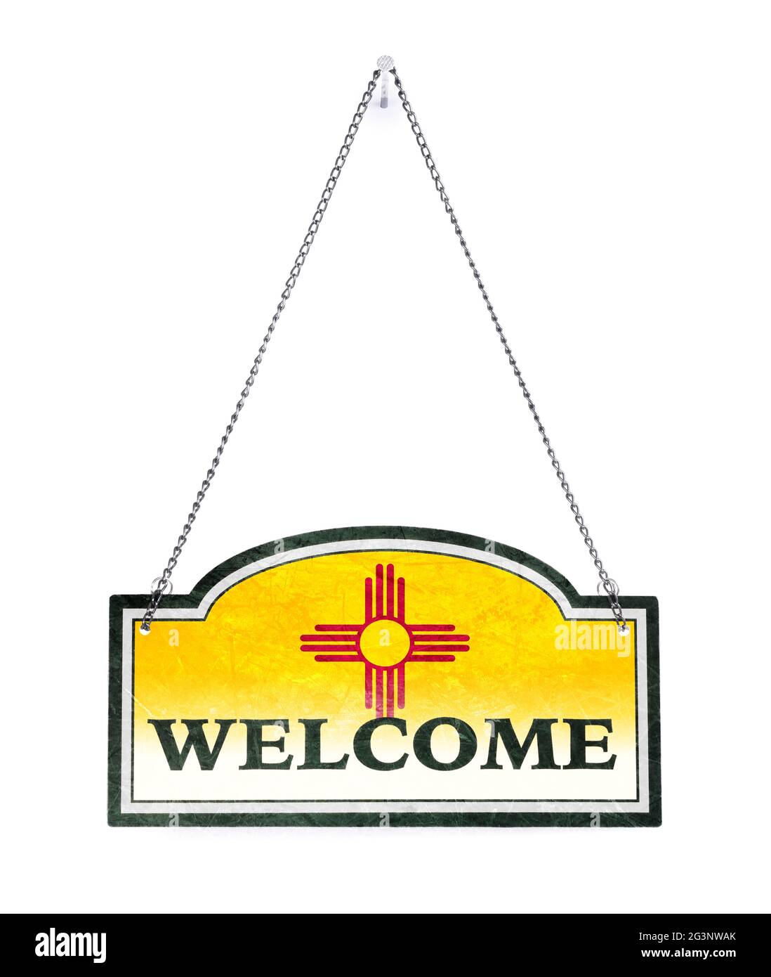 Welcome new mexico state sign Cut Out Stock Images & Pictures - Alamy