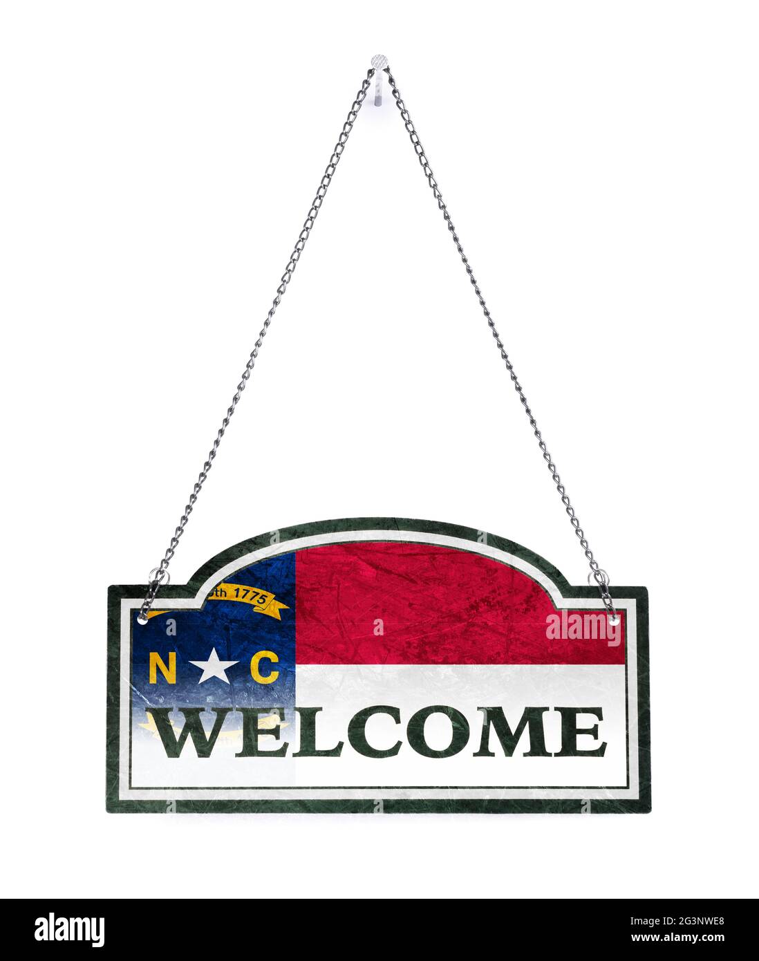 North carolina welcome sign Cut Out Stock Images & Pictures - Alamy