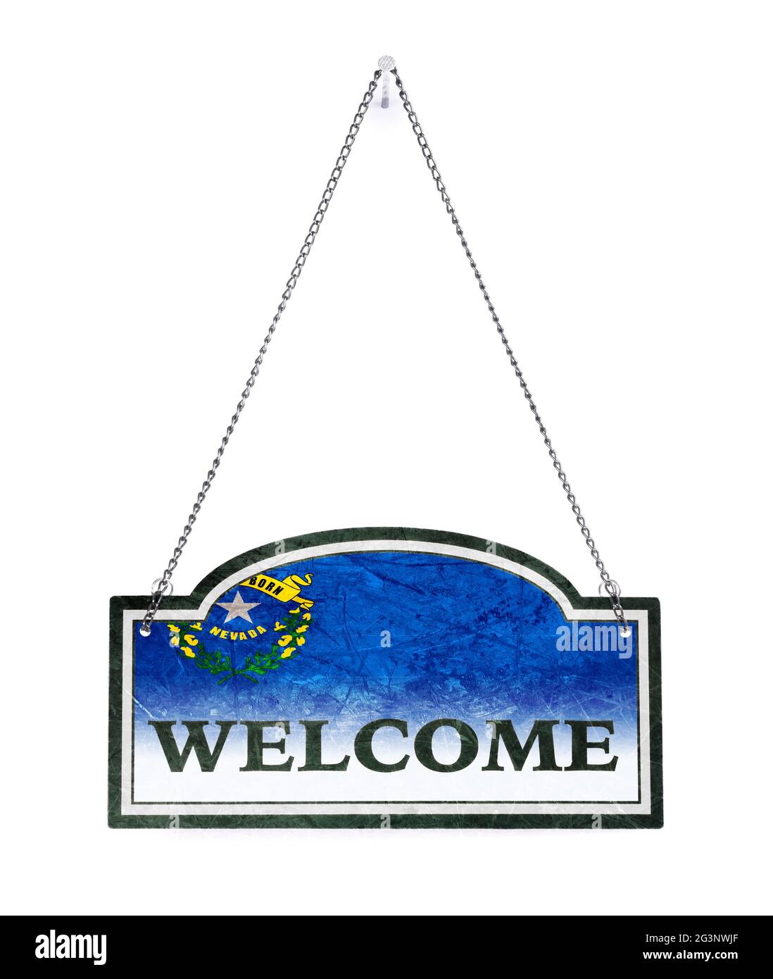 Welcome nevada state sign Cut Out Stock Images & Pictures - Alamy