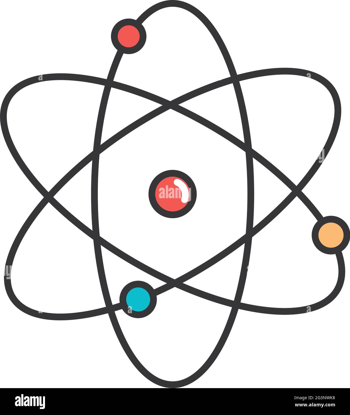 Science Atom Structure Stock Vector Image And Art Alamy