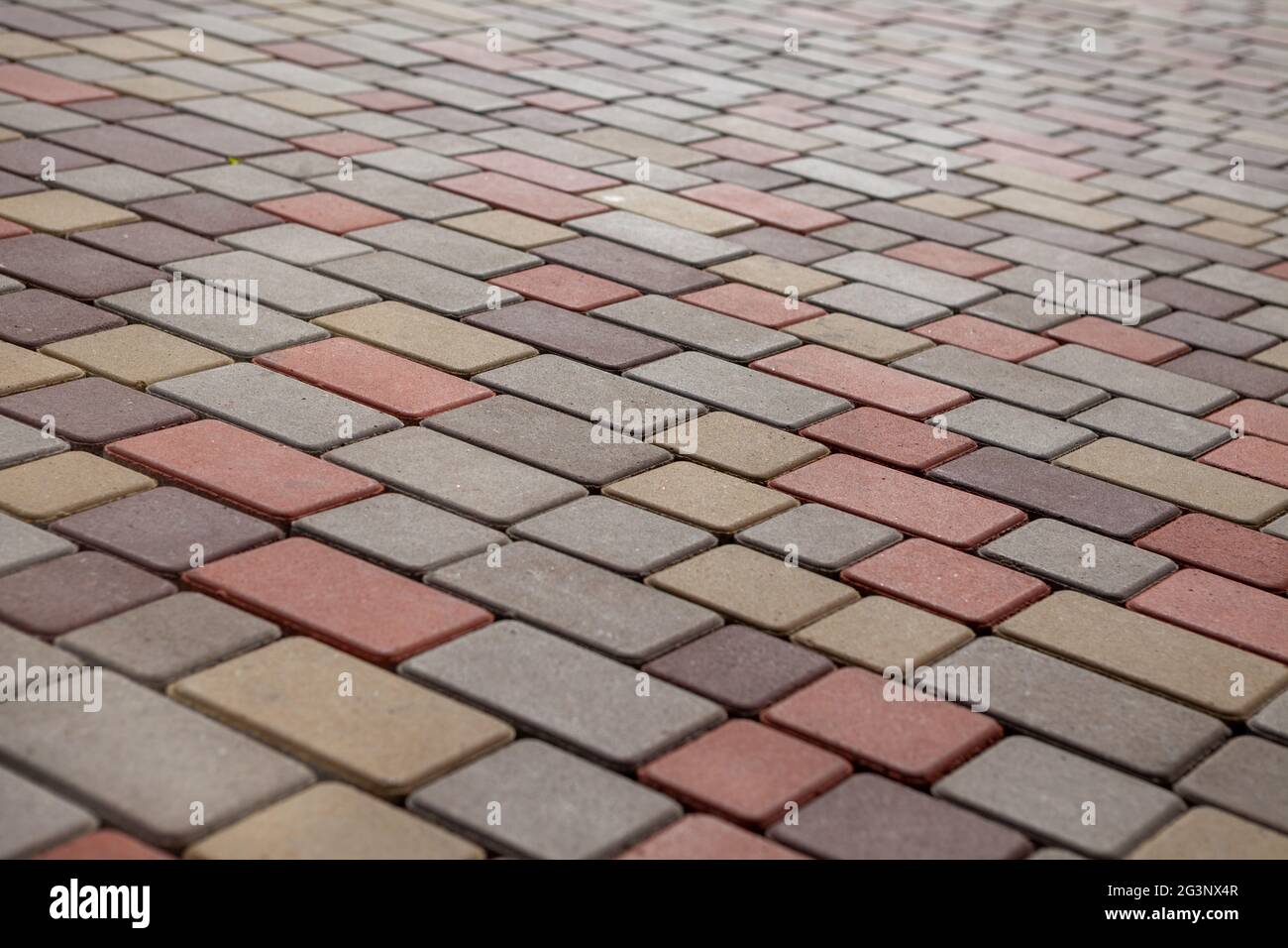 Photo of multi-colored paving stones pattern and background Stock Photo ...
