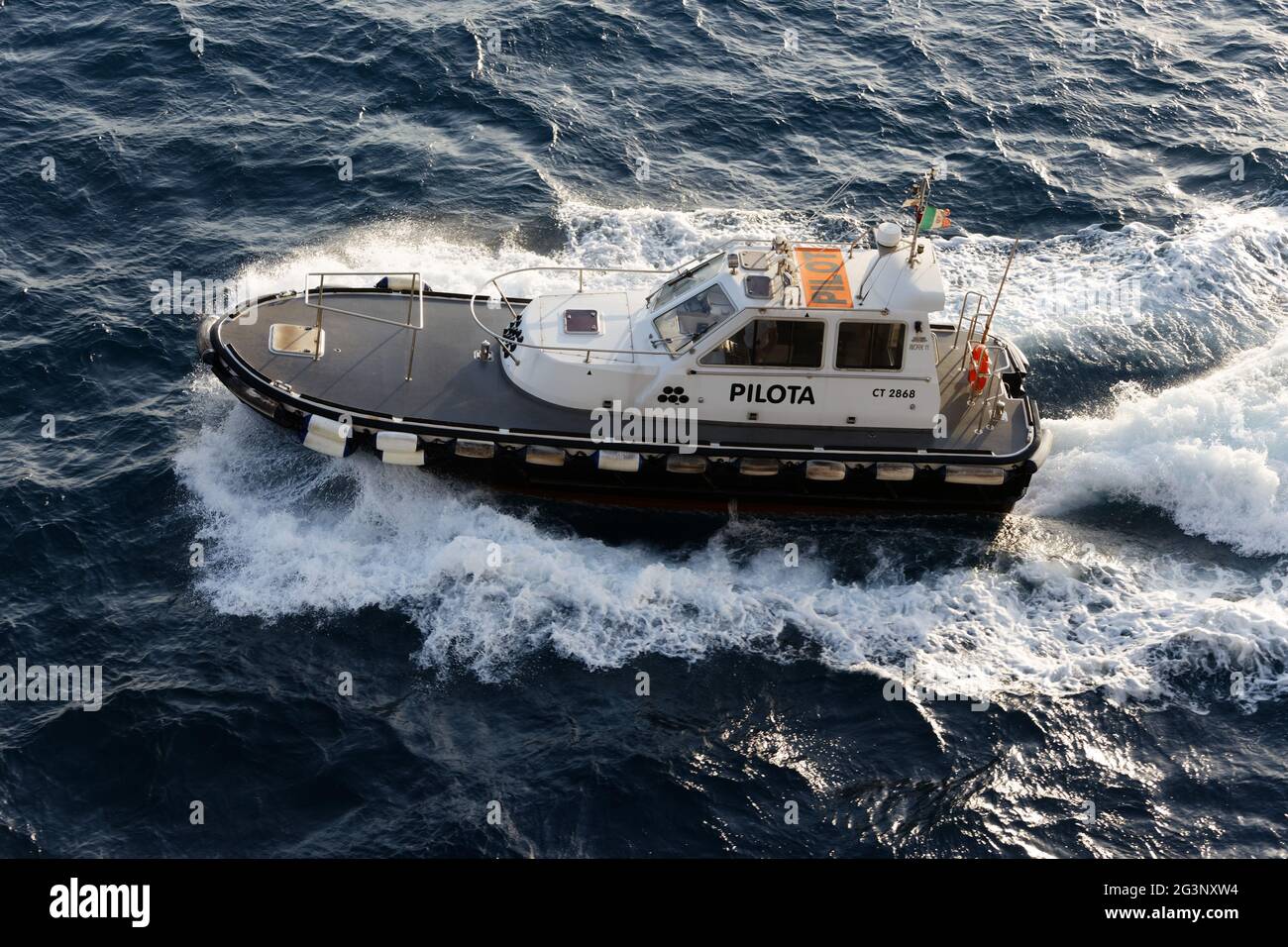 Arriving in catainia on Mein Schiff Herz - Pilot Vessel - Catania ...