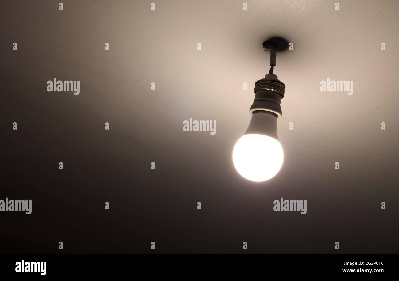 Light bulb from the ceiling Stock Photo - Alamy