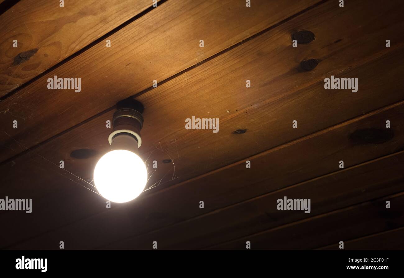 Light bulb from the ceiling Stock Photo - Alamy