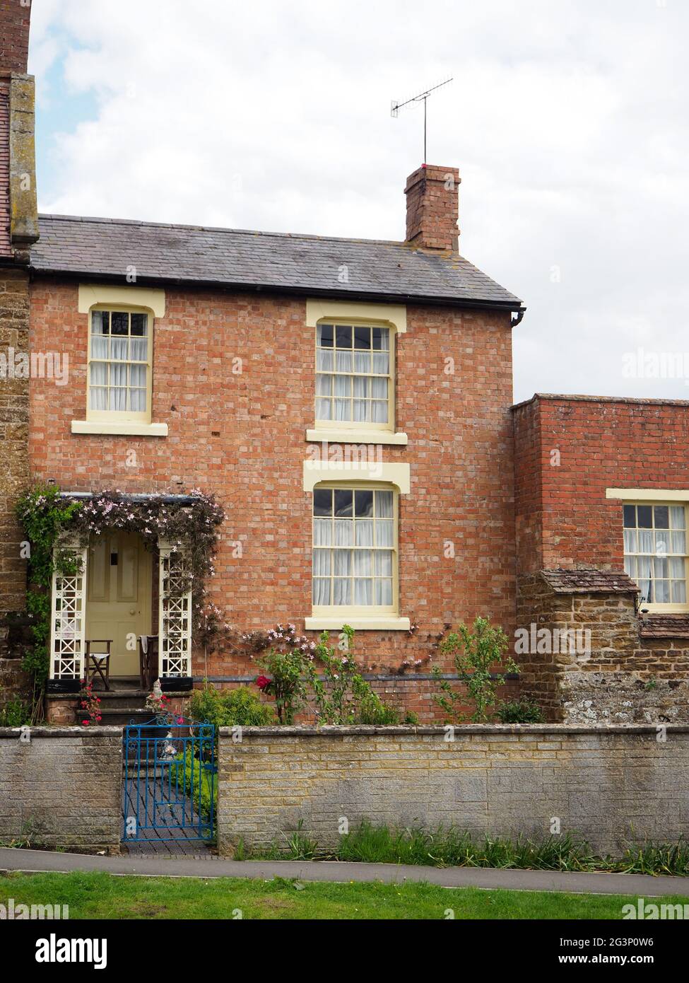 charming mixture of old buildings at Napton on the Hill Stock Photo - Alamy