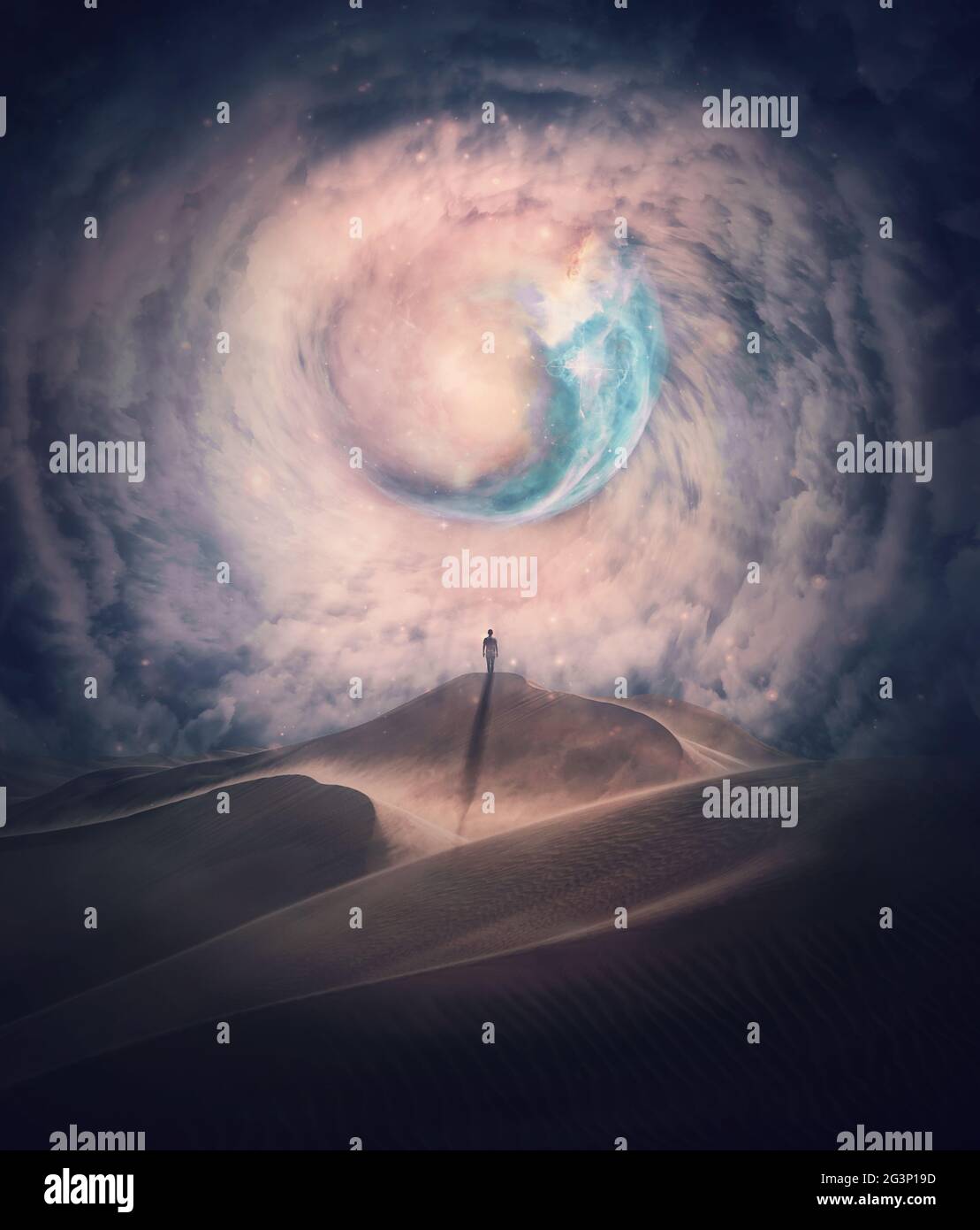 Whirlwind in the desert hi-res stock photography and images - Alamy