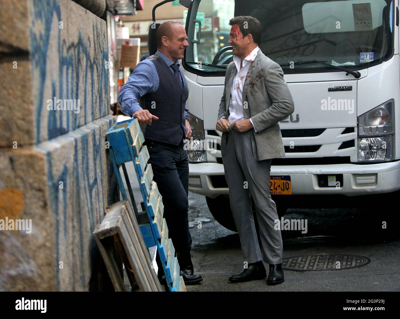 New York - NY - 20210519 Dylan McDermott Christopher Meloni and ...