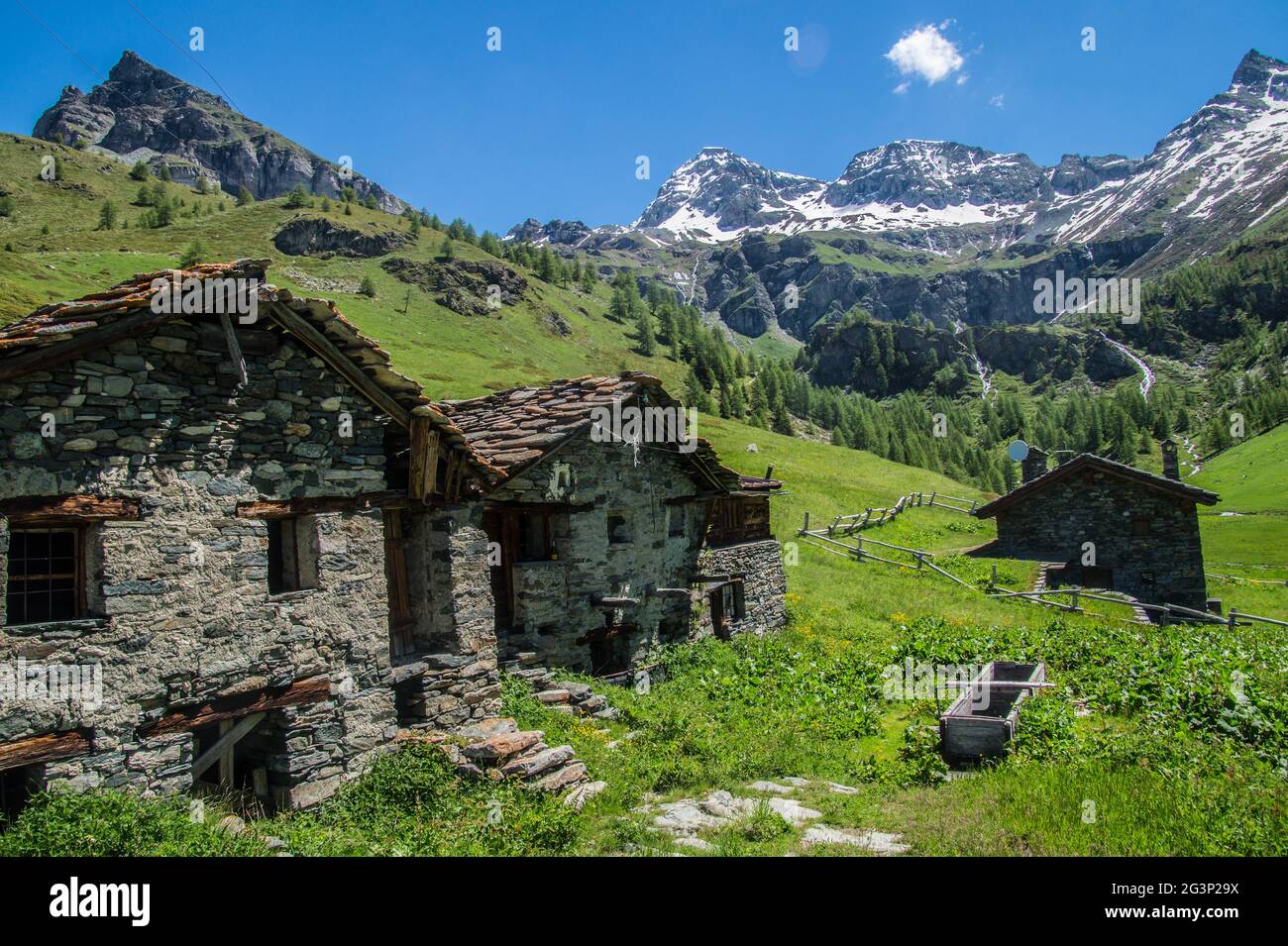 Landscape of italian alps Stock Photo - Alamy