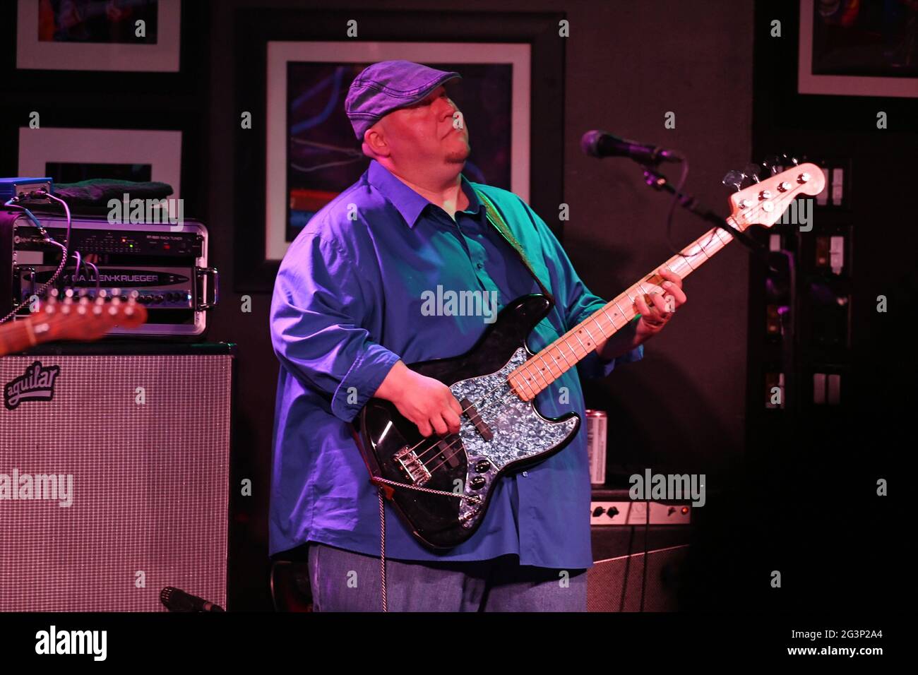 Miami - FL - 20210503 Tab Benoit performs on stage at The Funky Biscuit ...