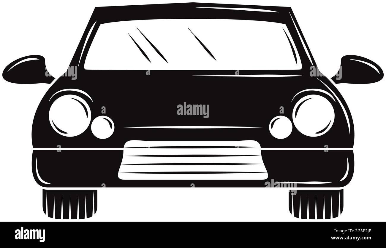 front view car Stock Vector Image & Art - Alamy