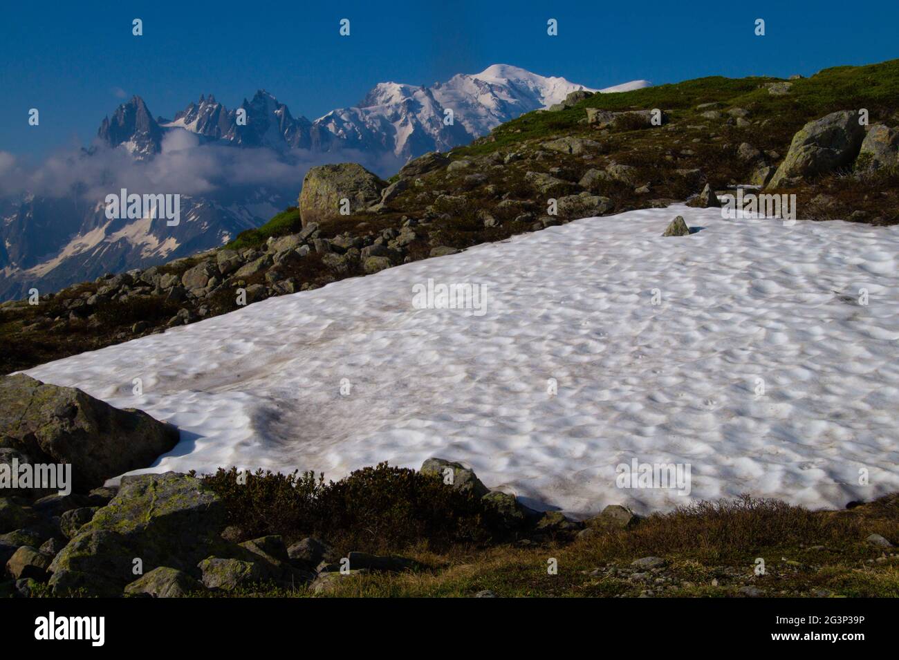 Landscape of the Alps in France Haute Savoie Stock Photo - Alamy