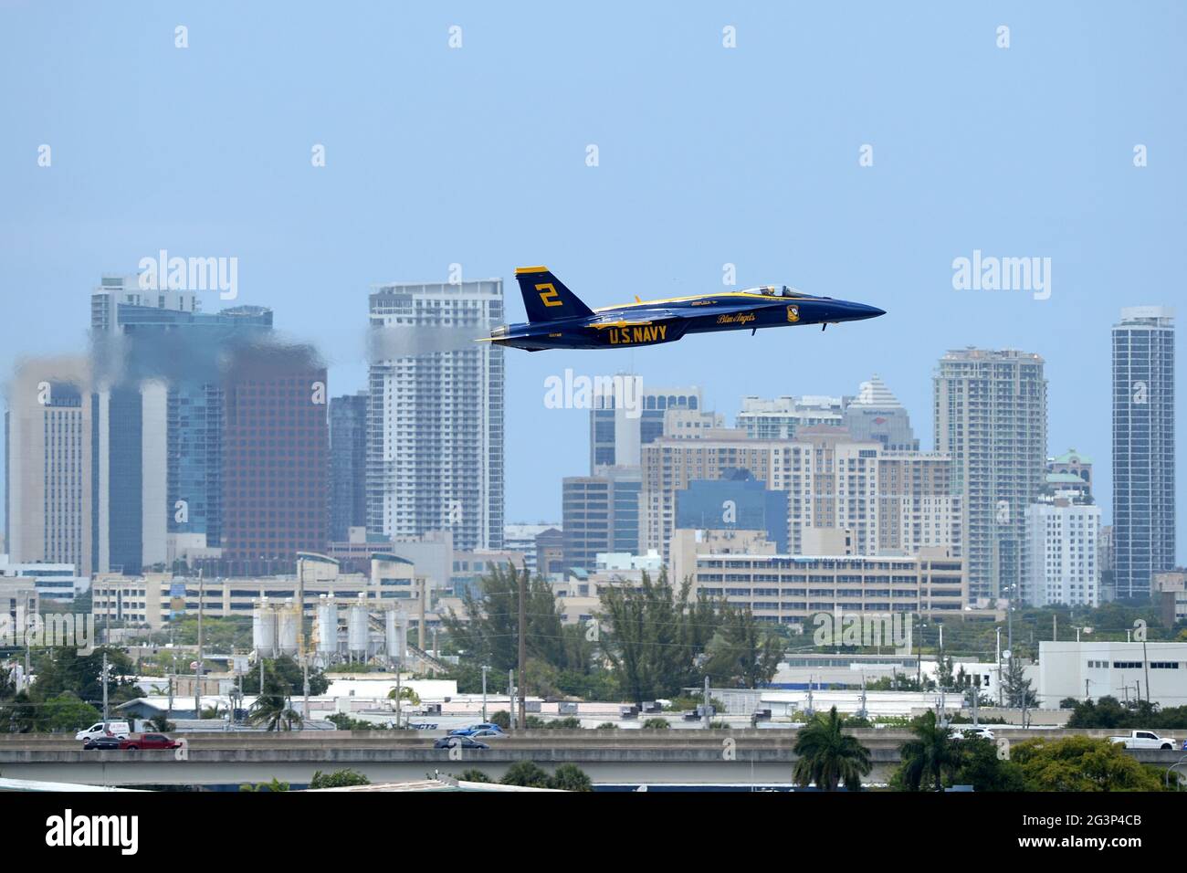 Miami - FL - 20210509 The U.S. Navy's Blue Angels Boeing F/A-18 Super ...