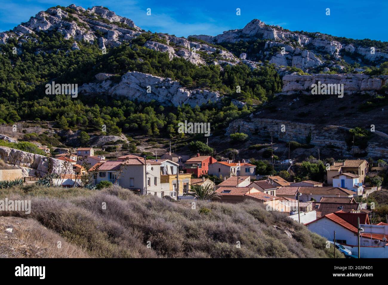 National park of calanques Stock Photo - Alamy