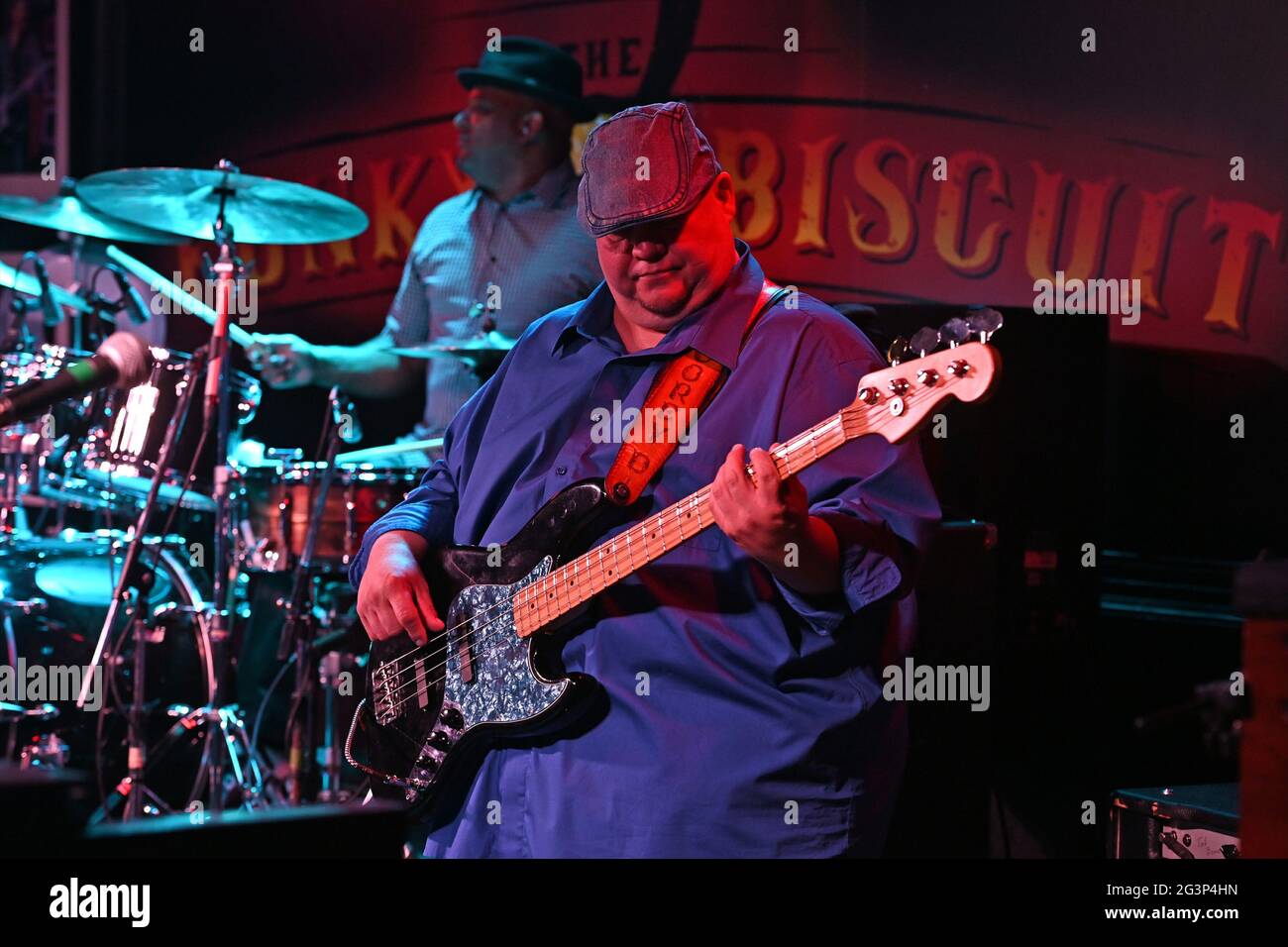 Miami - FL - 20210503 Tab Benoit performs on stage at The Funky Biscuit ...