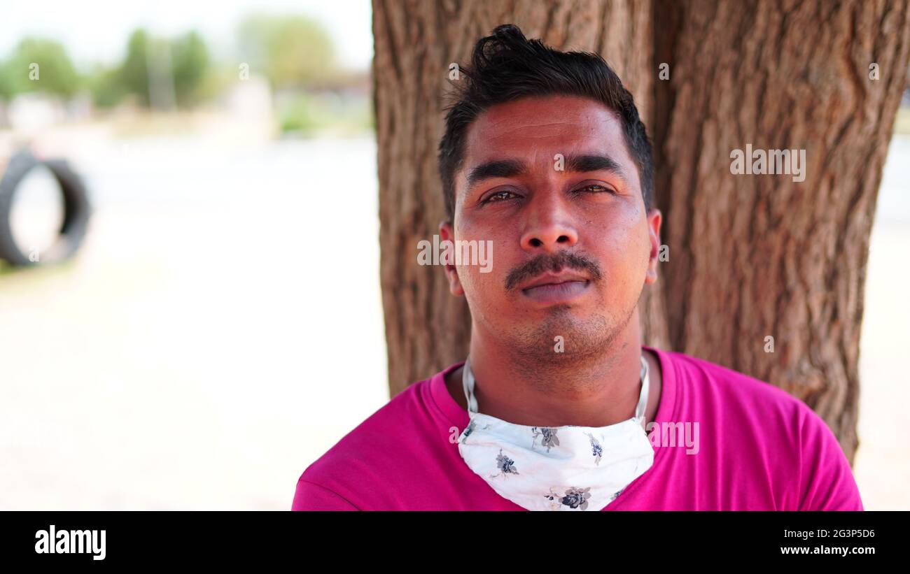 Man indian side view hi-res stock photography and images - Alamy