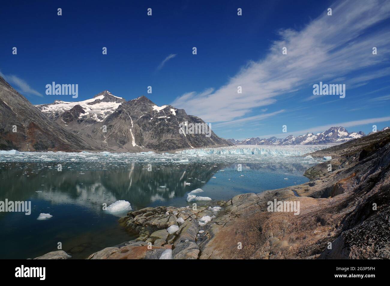 Knud Rasmussen Glacier Stock Photo - Alamy