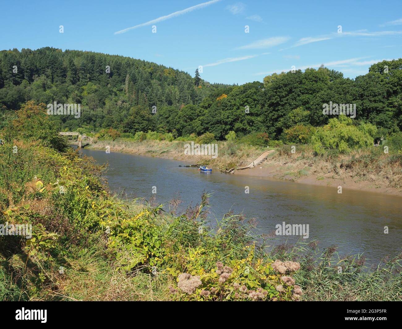River Wye in Tintern Stock Photo - Alamy
