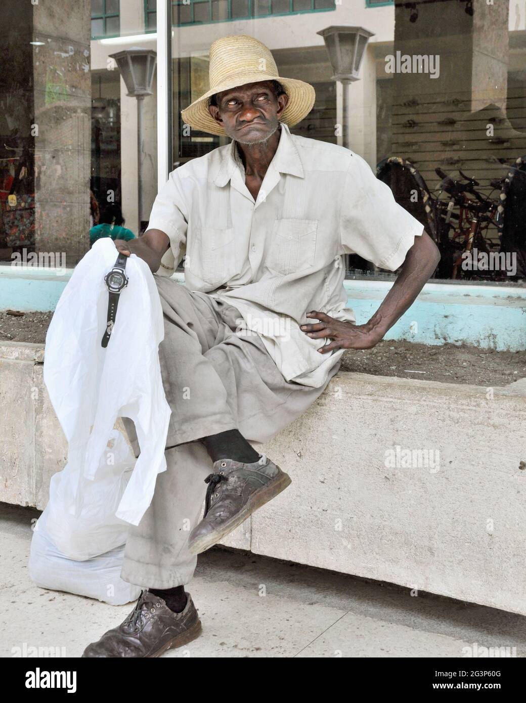 Old plastic shopping bags hi-res stock photography and images - Alamy