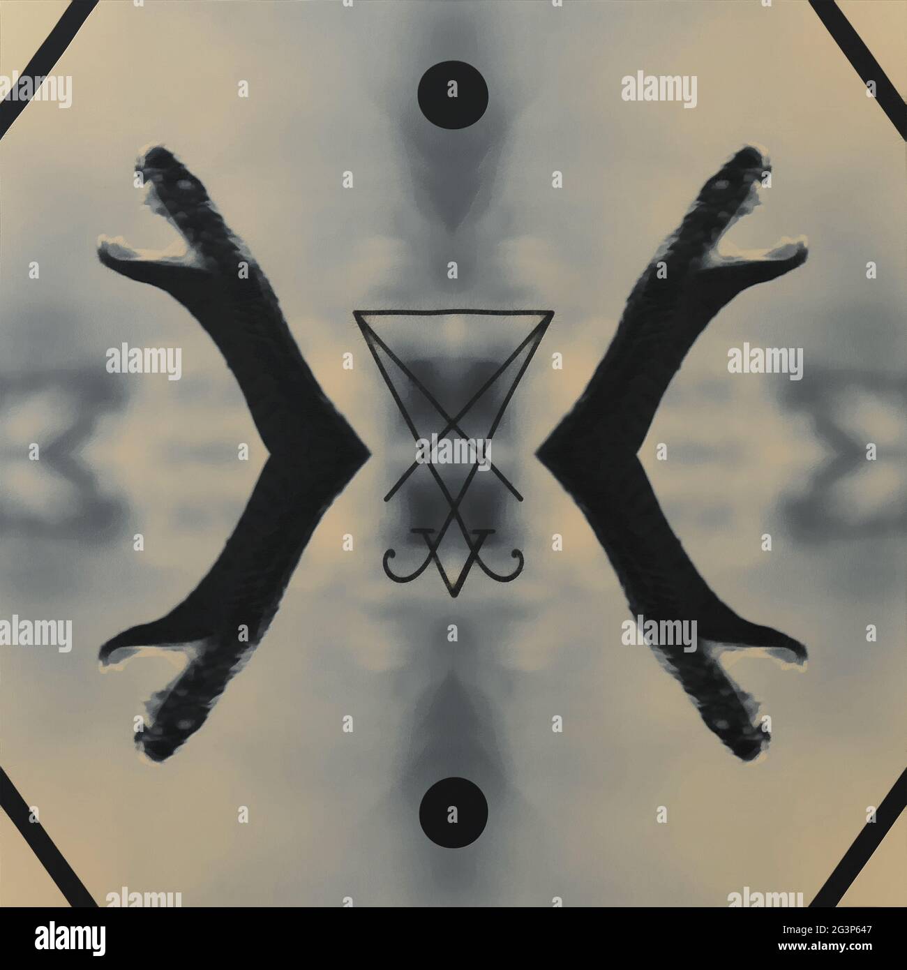 Sigil of lucifer hi-res stock photography and images - Alamy