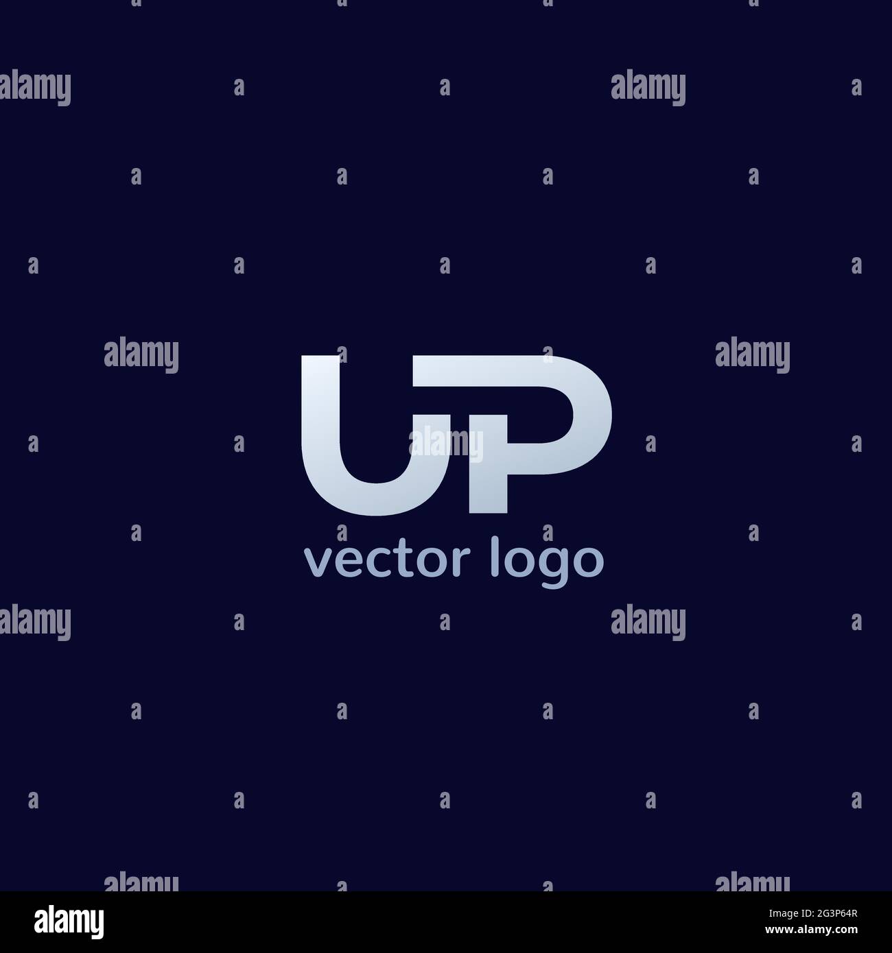UP logo design, vector letters Stock Vector Image & Art - Alamy