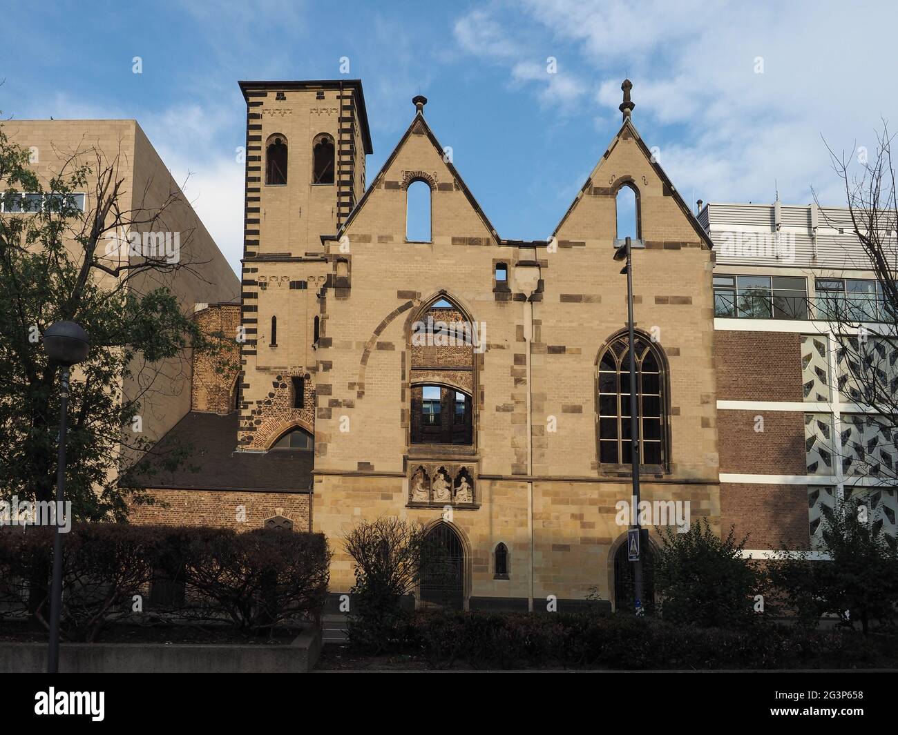 Alt St Alban ruins in Koeln Stock Photo - Alamy