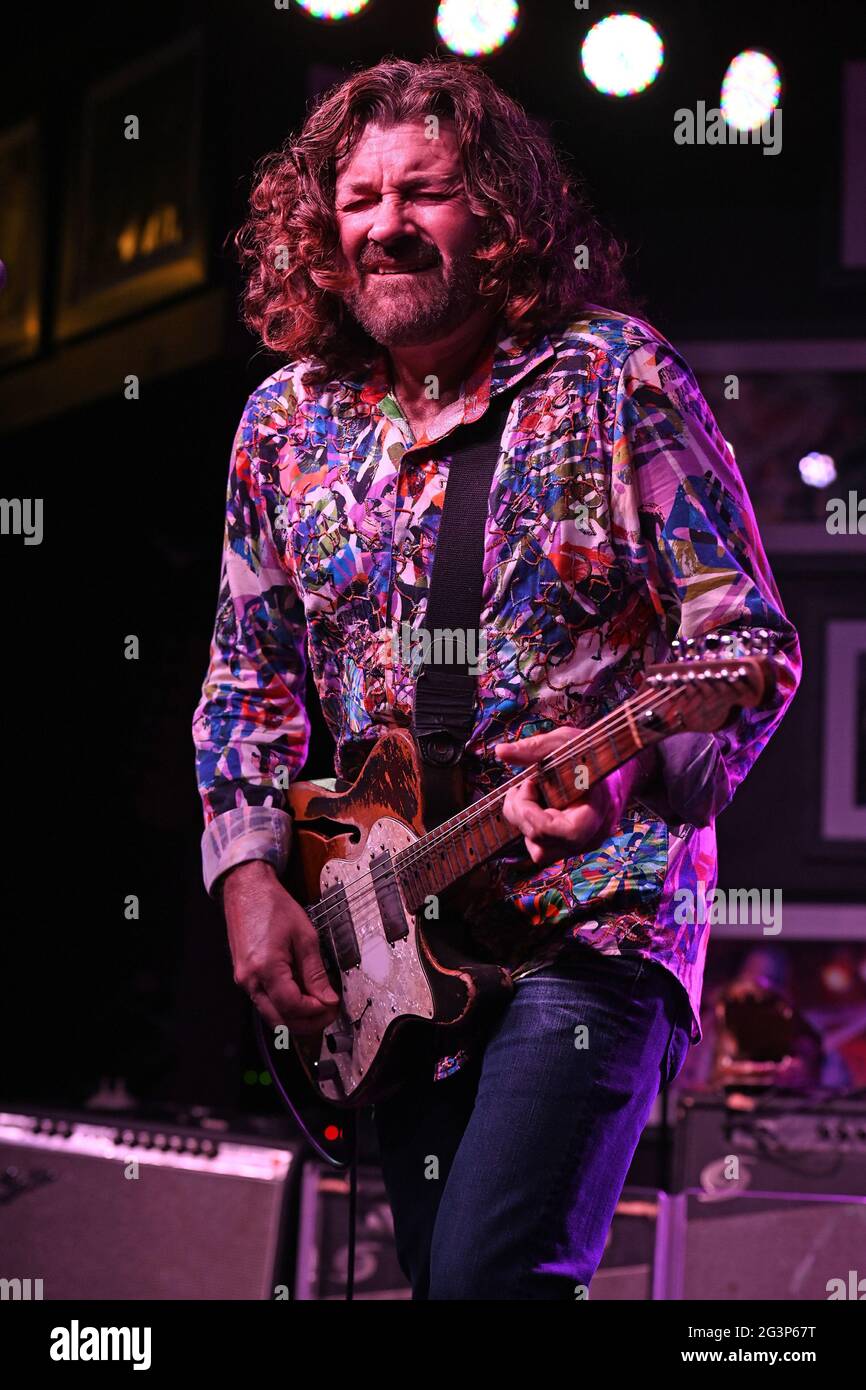Miami - FL - 20210503 Tab Benoit performs on stage at The Funky Biscuit ...