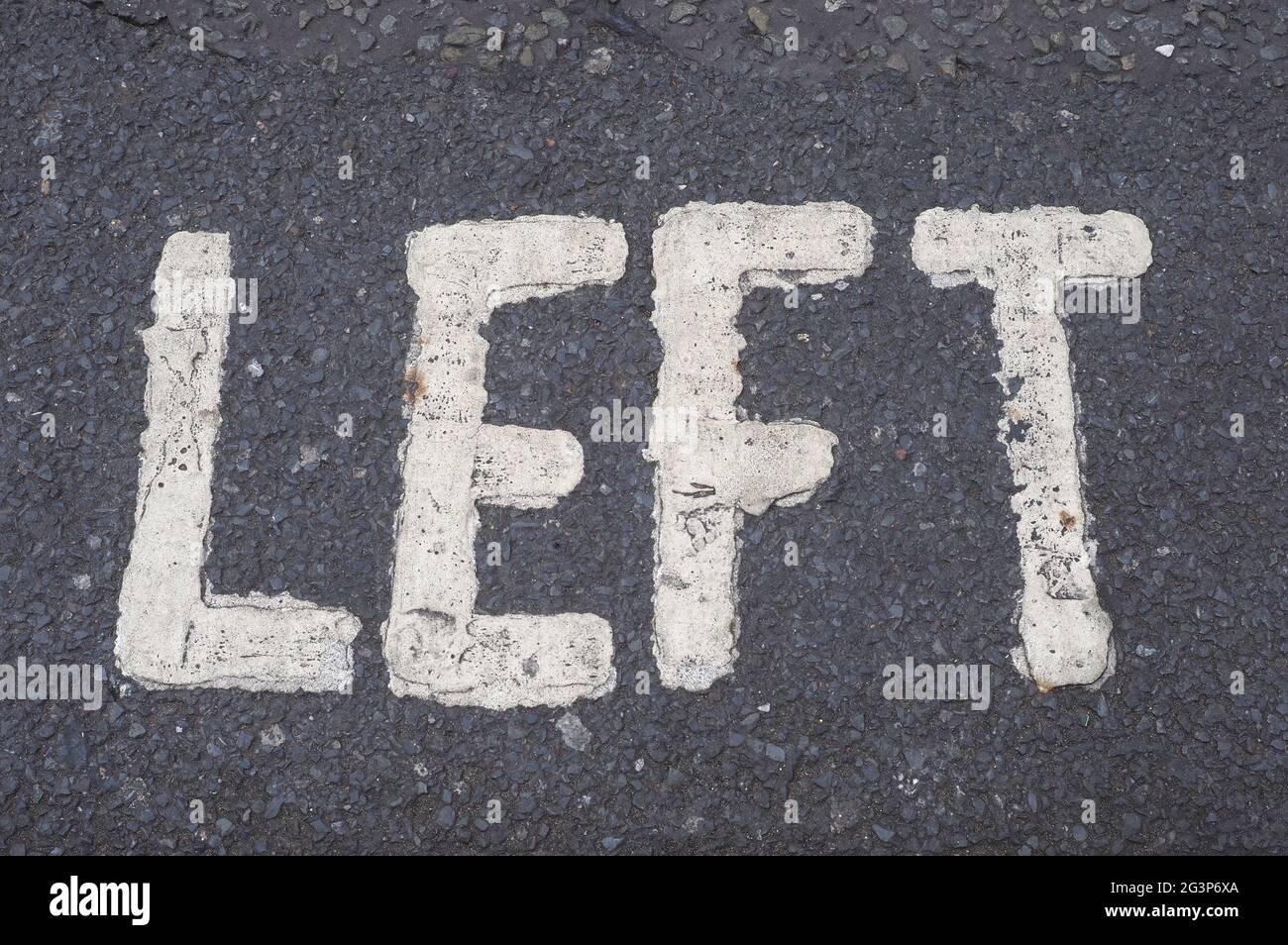 Look left road sign uk hi-res stock photography and images - Alamy